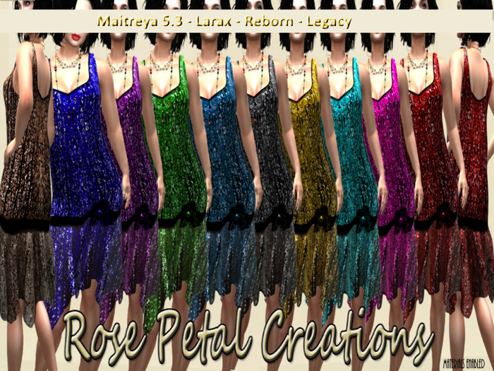 Second Life Marketplace - RPC FM Sparkling Flapper Dress x 10 LARAX + 5 ...